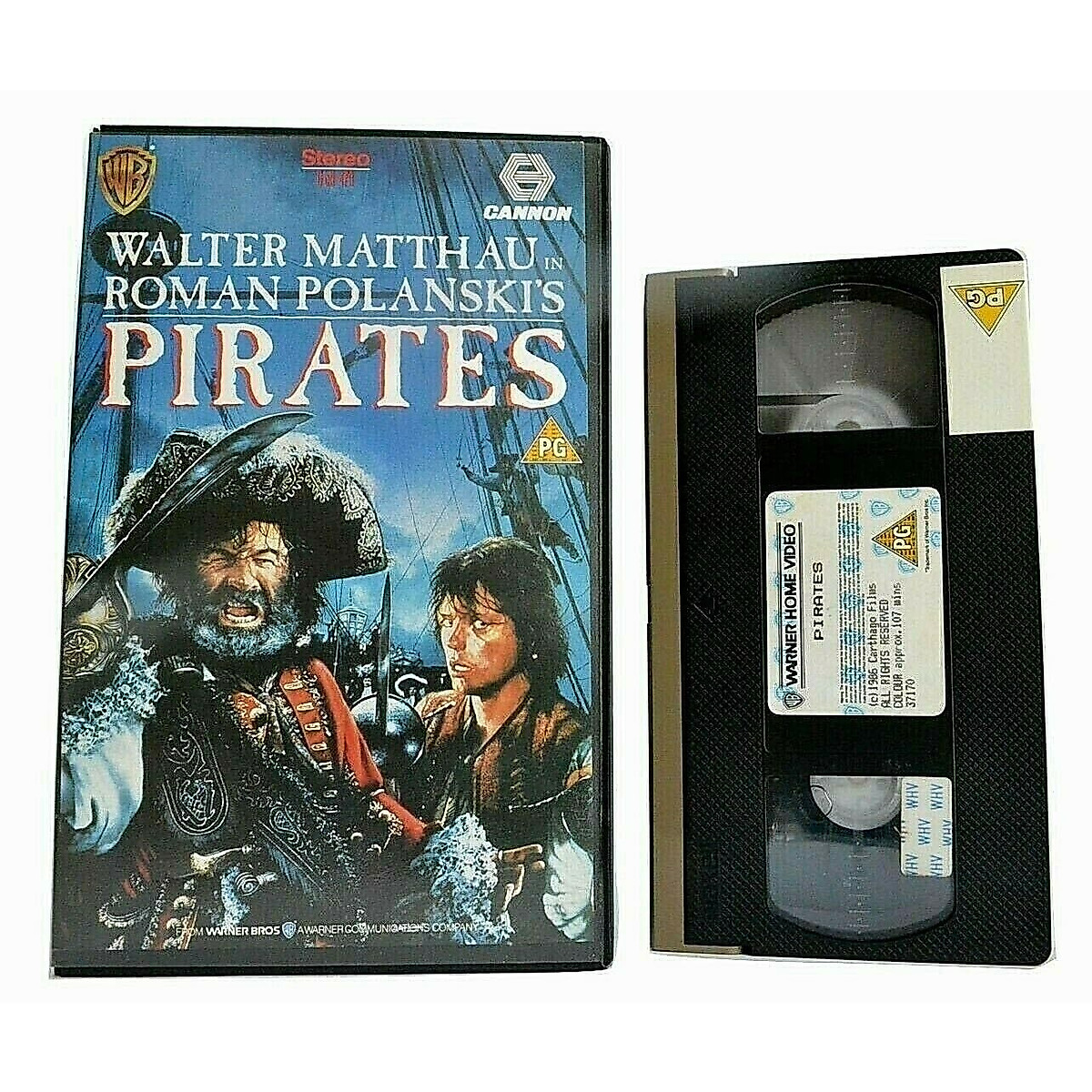 Pirates: Film By R.Polanski (1987) - Large Box - Comedy/Adventure - Pal VHS