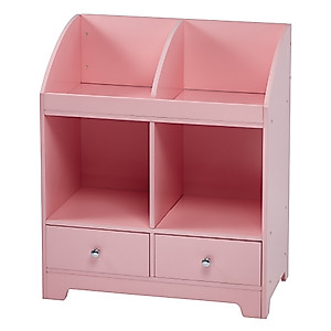 Teamson Kids - Windsor Wooden Cubby Storage - Pink