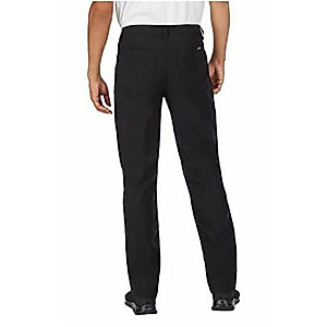 Eddie Bauer Men's Fleece Lined 2-Way Stretch Tech Pant (40W x 30L, Black)