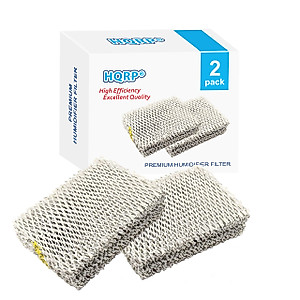 HQRP 2-Pack Humidifier Wick Filter Replacement for Hunter 31941 94124 Compatible with Hunter 33201, 33202, 33204, 33222, 33223, 37201, 37202, 37222, 37223, 36202 Humidifiers