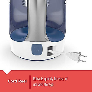 BLACK+DECKER Xpress Steam Cord Reel Iron with Nonstick Soleplate, Blue, ICR16X