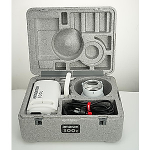 Aputure Amaran 300c RGB COB Video Light Bowen Mount 2,500K to 7,500K CCT with G/M Adjustment 26,580 lux @ 1m with Hyper Reflector (White (300c))