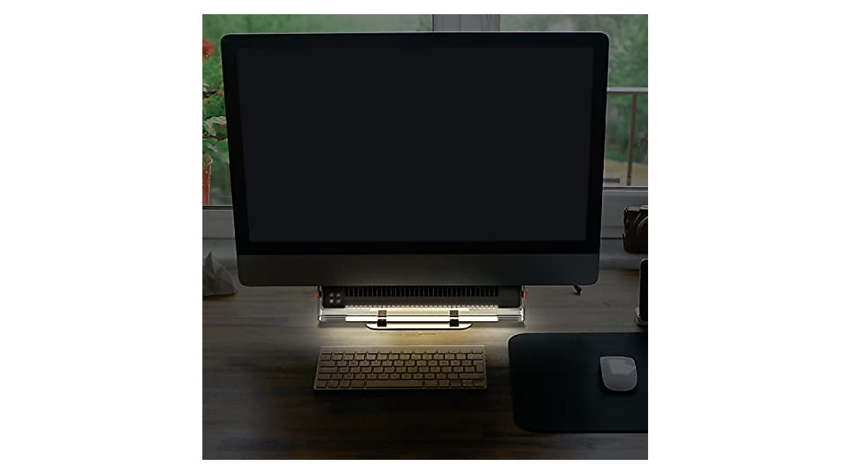 Sharper Image AXIS 16 Airbar Desk Fan with Task Light