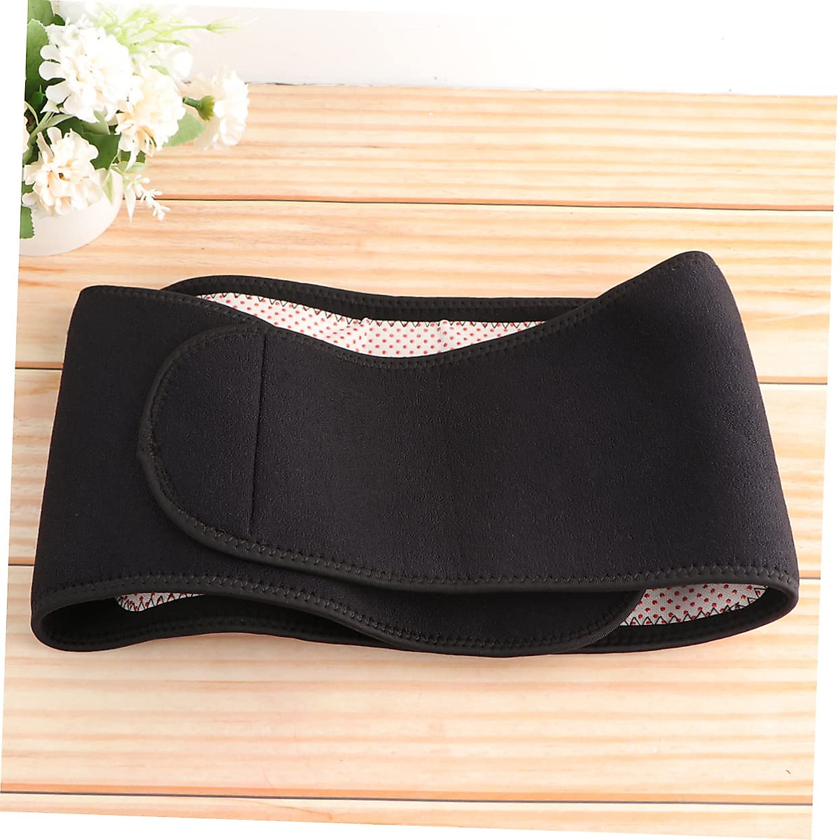 Unomor 1PC Back Support Belt Warm Waist Supporter Lower Back Warming Belt Lumbar Heating pad Stomach Warmer Band Back Warmer Lumbar Wrap Electric Waist Warmer Electric Heating Support pad