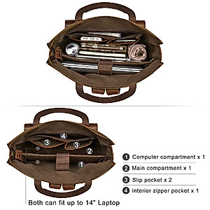 S-ZONE Women Genuine Leather Backpack Purse Bundle with Retro Bucket Tote Vintage Hobo Handbag Distressed Shoulder Bag