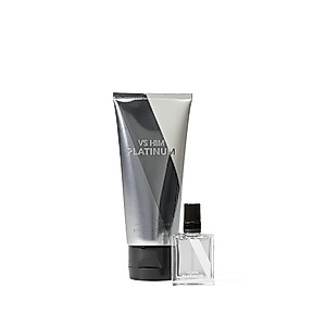 Victoria's Secret Platinum Mini Fragrance Duo Gift Set: Mini Cologne & Travel Lotion