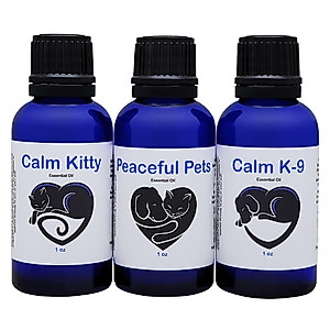 Calm K-9 Calming Essential Oil - Natural Stress Relief & Anxiety Relief for Dogs - Drug-Free Calming Solution
