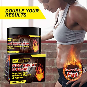 Hot Cream, Fat Burning Cream for Belly, Cellulite Firming & Slimming Cream for Men and Women, Weight Loss Slimming Workout Enhancer, Cellulite Treatment for Thighs, Legs, Abdomen, Arms and Buttocks