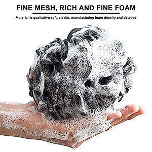 Loofah Bath Shower Sponge Body Scrubber,75g Exfoliate Mesh Pouf Shower Bouquet,3 Pack Body Wash for Women and Men