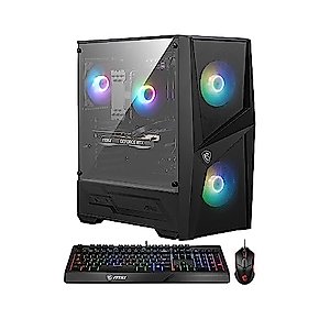 MSI Codex R Gaming Desktop: Intel Core i5-13400F, RTX 4060, 32GB DDR5, 2TB M.2 NVMe Gen3, RGB Fan Cooling, 650W 80+ Gold, Keyboard & Mouse, DIY Friendly, Windows 11 Pro: 13NUC5-068US
