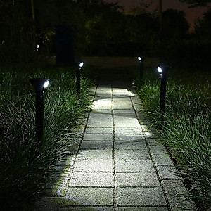 ZMY LED Solar Black Induction Pillar Light Outdoor Garden Lawn Post Lighting Landscape Home Column Lantern Waterproof Modern Simple Aluminum Pathway Fixture