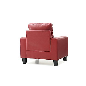Glory Furniture Newbury Club Chair Red