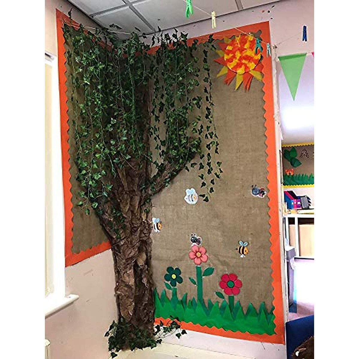 MARTHA&IVAN 14 Strands Artificial Ivy, Fake Ivy Garland Decorations,Fake Plants,Fake Vine,Vine Decoration for Wedding,Party, Garden, Home Decoration (14 Strands)