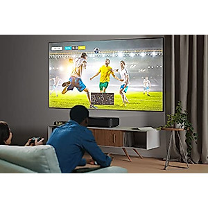 2022 New Upgrade Epson EpiqVision Ultra LS800 Ultra Short Throw 3-Chip 3LCD Smart Streaming Laser Projector, 4,000 Lumens, 4K PRO-UHD, HDR, 150", Android TV, 2.1ch Yamaha Built-in Speakers - Black