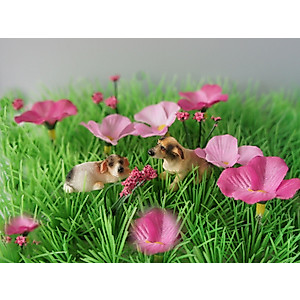 Set of 2 Miniature Dogs (Fairy Garden Accessory) 1.12 Scale One is Sitting One is Laying Down