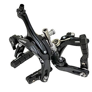 TEKTRO R526 Dual Pivot Caliper Brake Set 39-54mm Designed for 28C tire, Black, MH1850-B