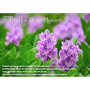 Three Compartment Basket made from Water Hyacinth - Made in Vietnam