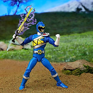 Power Rangers Lightning Collection Dino Charge Blue Ranger 6-inch Action Figure, Toys and Action Figures for Kids Ages 4 and Up