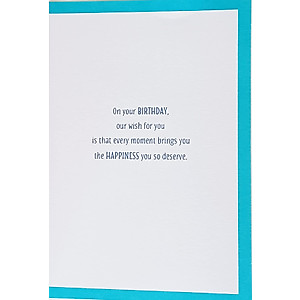 Greeting Card Grandson Our Hearts Are Filled With Pride and Love To See The Fine Young Man You Are Today Happy Birthday