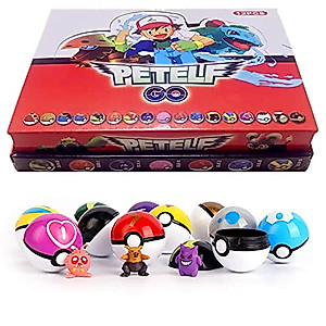 12 Pop Ball Action Figure Playset, Best Gift for Kids, Playset Birthday Party Gift Collection of Creative Toys Action Figures (with Box)