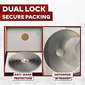 Butyl Sealing Tape, Black, 1/8-In x 3/4-In x 30-Foot Plumbers Putty Tape, RV Sealant Tape, Butyl Rubber for Boat Sealing, EDPM Butyl Tape RV - XFasten