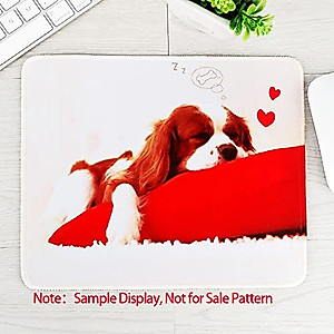 Wugao 2025 Calendar Mouse Pad with US,Cat Fish Table Mouse Pad with Stitched Edges
