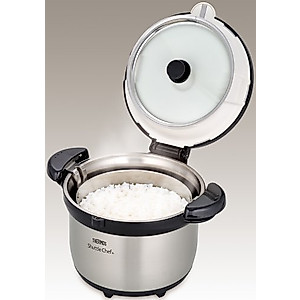 THERMOS vacuum heat insulation cooker Shatorushefu 3.0L clear stainless KBG-3000 CS