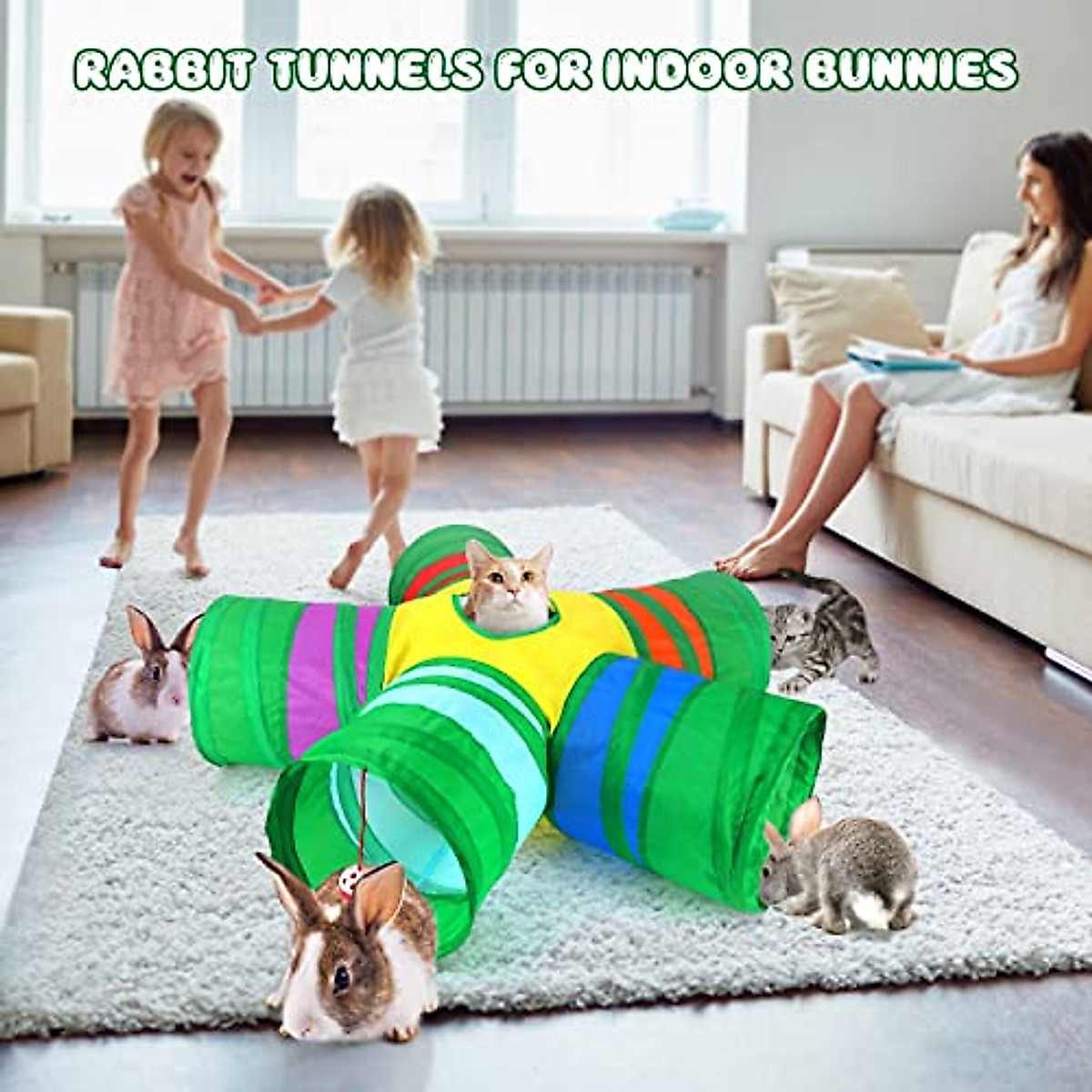 BWOGUE Cat Tunnels for Indoor Cats