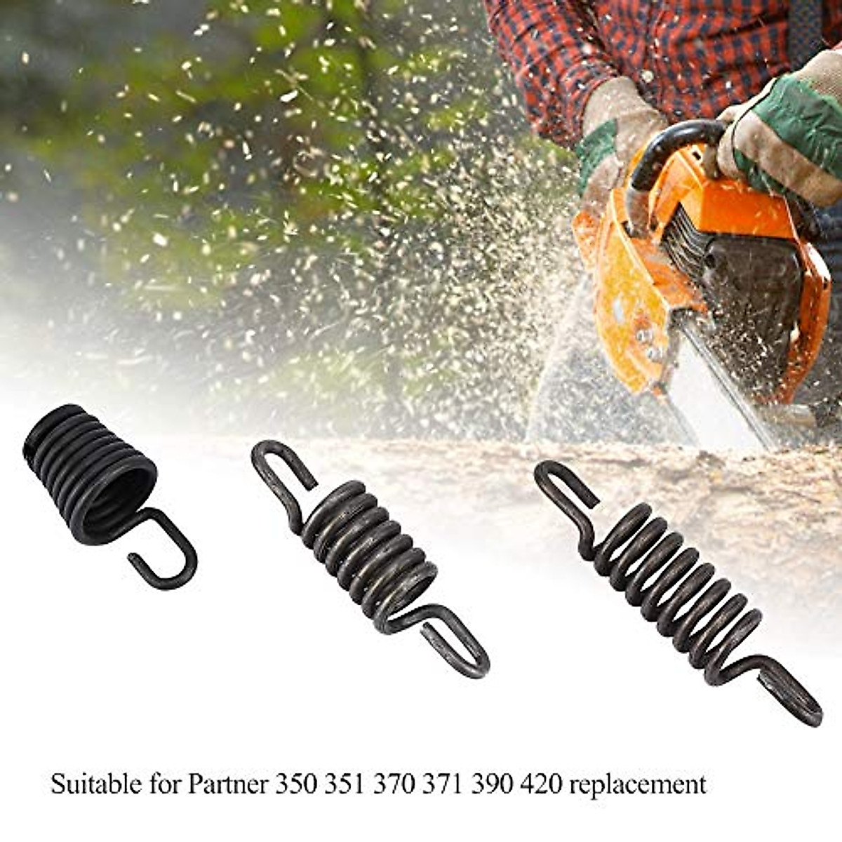 Chainsaw Spring Mount 3pcs Anti-Vibration AV Mount Buffer Garden Tool for Partner 350 351 370 371 390 420 Replacement