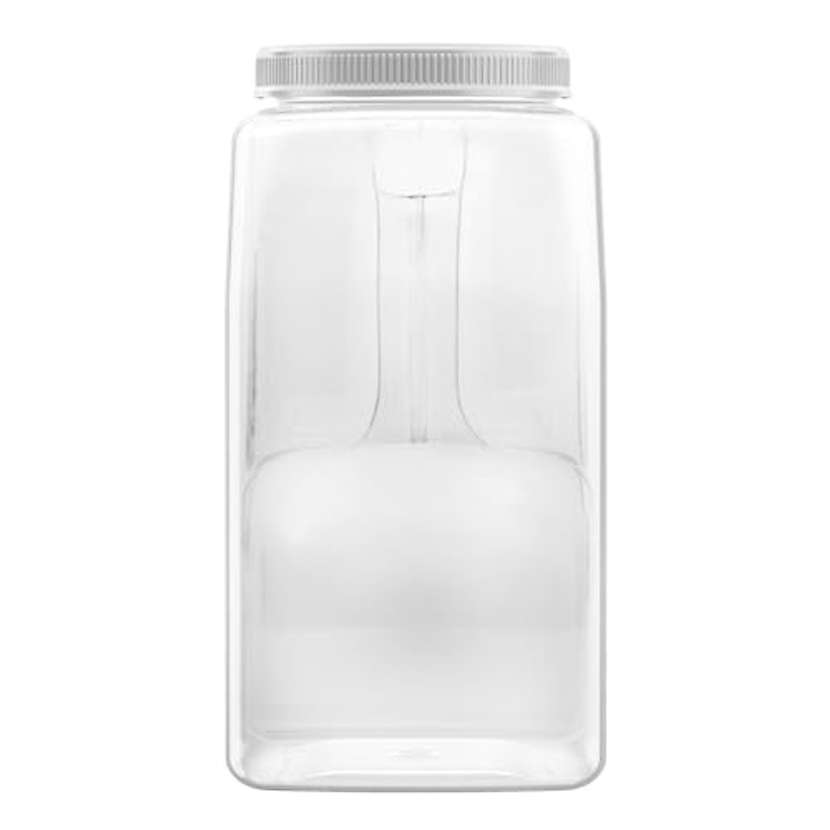 Mountain West Company Oblong Jar with Handle, 4 Pack, Plastic Storage Container, Great for Liquid, 1.25 Gallon Size