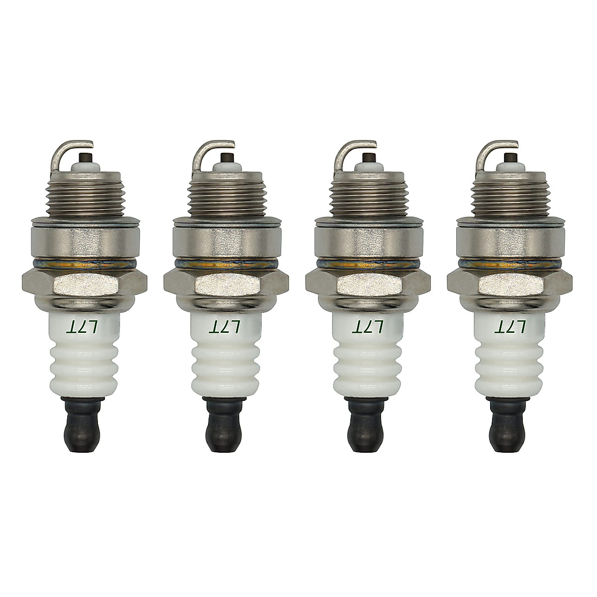 Hzoziza L7T Spark Plug, Replaces NGK BPM7A, Champion CJ6Y CJ7Y, Echo 15901713930, Kawasaki 920702102, Fits for Echo Husqvarna Stihl Kawasaki Blowers Trimmers Brushcutters Chain Saws, 4-Pack