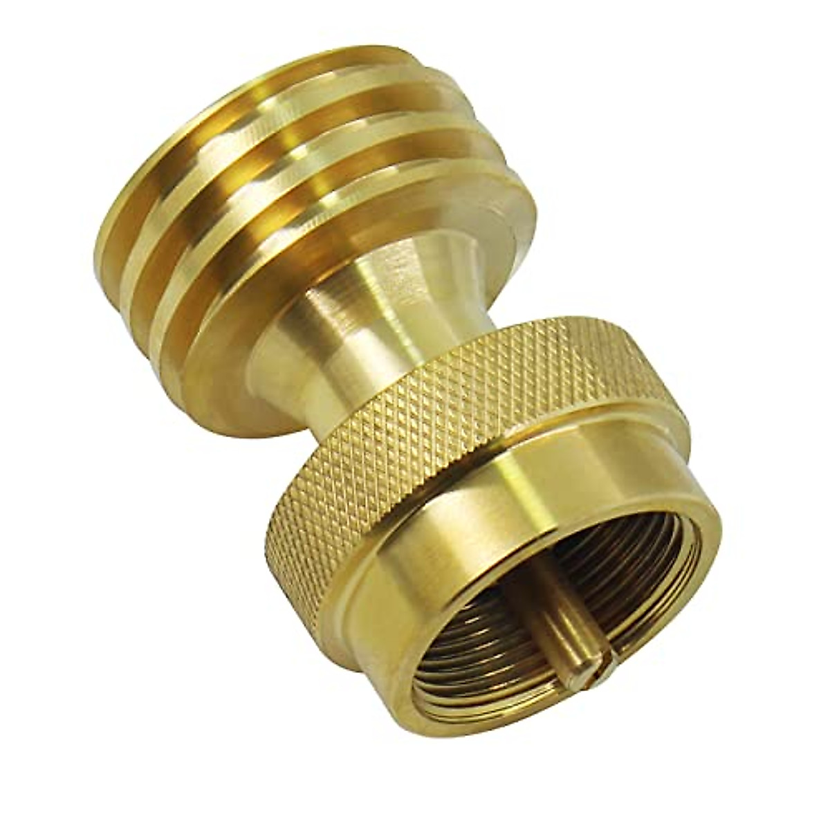 MENSI Steak Saver 1lb Propane Tank 1 Pound Adapter, 20lb to 1lb Converter, Hook Up Small Propane Tanks