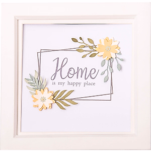 Sizzix Thinlits Die Set 12 Pack Geo Floral Frame by Lisa Jones, Multicolor