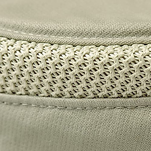 Tilley T5MO Organic Cotton Airflo Hat, Khaki With Olive Underbrim, 7 1/2