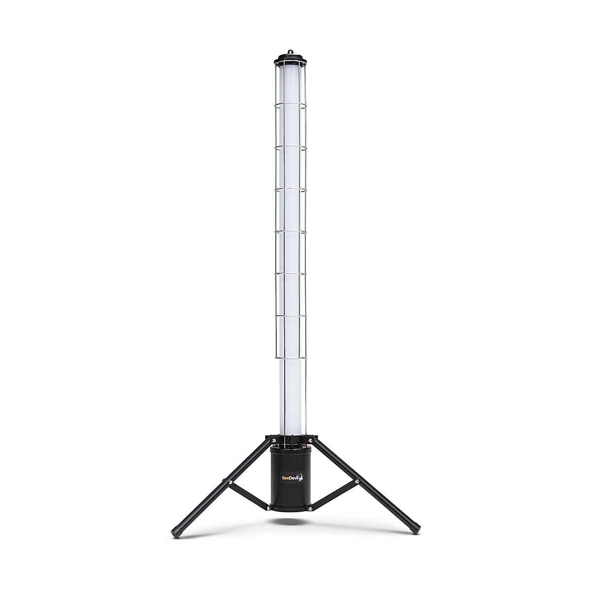 SeeDevil Rechargeable LED Area Light, 100 Watt, 10,000 Lumen, Glare-Free Indoor/Outdoor lighting system, Portable, Internal Battery