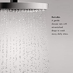 hansgrohe Croma Select E Complete Shower and Bathtub System Shower Set Modern 2-Spray Easy Control in Chrome, Rough and Shower Valve Included 2 GPM, 04910000