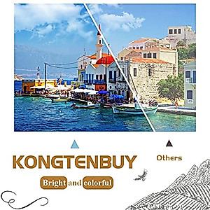 KONGTENBUY - Remanufactured 63XL Ink Cartridge Replacement for HP Envy 4510 4520 4525 4528 HP OfficeJet 5267 5255 3830 4650 5258 3832 HP DeskJet 1110 1112 2132 3630 3636 (2Black 1 Tricolor)