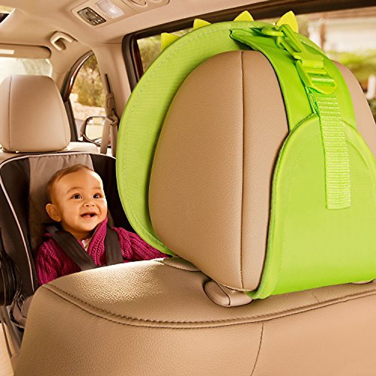 Munchkin Brica Baby Car Mirror, Swing! Baby in-Sight Auto Mirror for Rear Facing Carseats, Black