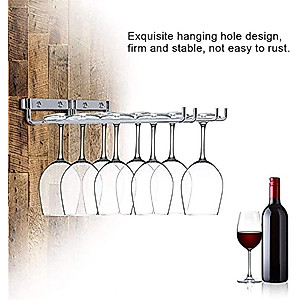 2 Pieces Metal Wine Glass Holder, Wine Glass Holder, Wine Glass Holder Wine Rack Kitchen Decoration