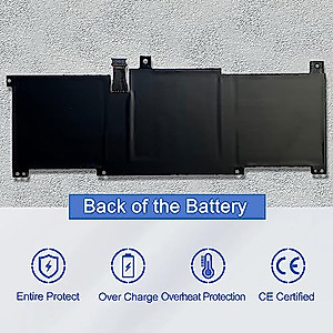 JOTACT BTY-M49 11.55V 84.08Wh 3- Cell Laptop Battery Compatible with MSI Prestige 14 A10SC A10SC-009 A10RB B10MW-017US MS-14C2 A11SCX Summit E14 A11SCS A11SCST 14 B4M MS-14DK B10RAS B11SB Series