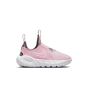 Nike Girl's Flex Runner 2 (Little Kid) Pink Foam/White/Flat Pewter/Photo Blue 11 Little Kid M