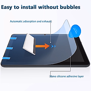 Mao Yeye 2 Pack [Anti-Blue Light] Screen Protector for Amazon Fire HD 10/Fire HD 10 Plus/Fire HD 10 Kids/Fire HD 10 Kids Pro Tablet. Eye Care & Eyestrain Relief