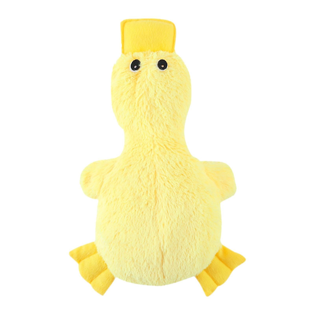 FLYUFO Dog Chewing Duck, Built in Sound Stuffed Dog Toys, Bite Resistant Squeaky Plush Pet Toys, Durable Dog Teething Toys, Lightweight Puppy Plushie Supplies, Dog Plush Toys for Pet Dogs and Puppies