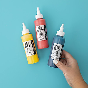 American Crafts AC Tie Dye Kit 12 Color Set One-Step Kit | 12 Bright Colors, Easy to Use Bottles | Tie Dye Party Kit, Tie-Dye Kits for Adults, Tie Dye Kit for Kids, Large Groups, TyeDye Kit