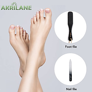 Foot File Scrubber Pumice Stone for Feet | Wooden Foot Callus Remover for Dead Skin | Spa Quality Exfoliator Pedicure Foot Scraper for Dead Skin