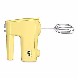 Tasty by Cuisinart Hand Mixer, Yellow, 7.59"(L) x 3.4"(W) x 6.33"(H)