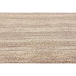 Unique Loom Del Mar Collection Area Rug - Abigail (7' 10" Square, Beige/ Ivory)