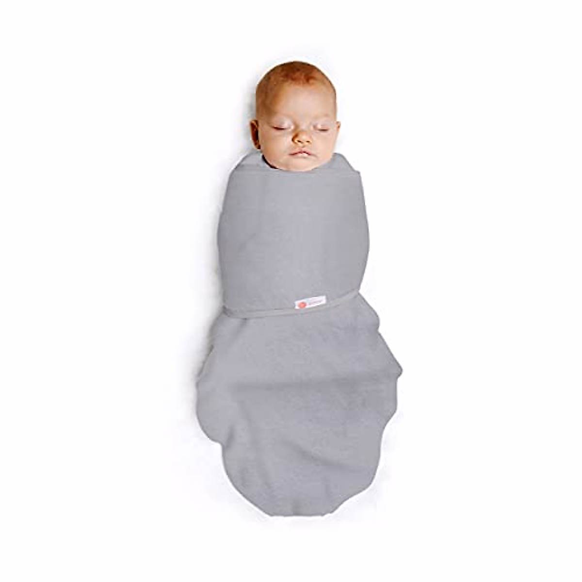 embé 2-Way Starter Baby Swaddle, 6-14 lbs, Newborn Swaddle Sack 0-3 Months, Zip & Velcro Swaddle 0-3 Months Baby Swaddles Wrap, Hip Healthy, Infant Swaddle - Slate