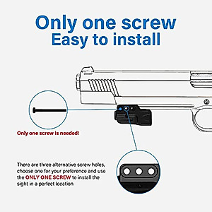 Gmconn Mini Tactical Green Laser Sights Ultra Low Profile Green Dot Laser Gun Sight for Pistols, Fit Picatinny Rail, USB Rechargeable, Lightweight (Green Laser