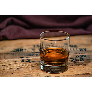 Wixology Cocktail Inspired Bourbon Neat Soy Candle - Vanilla Caramel and Oak Scented Candle in Reusable Rocks Glass - Made in Kentucky - 7 oz